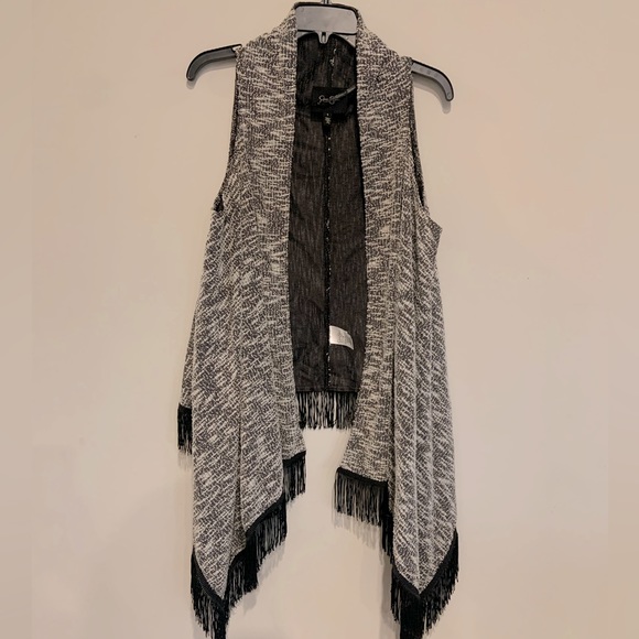 Jessica Simpson | Jackets & Coats | Jessica Simpson Fringe Vest Small ...